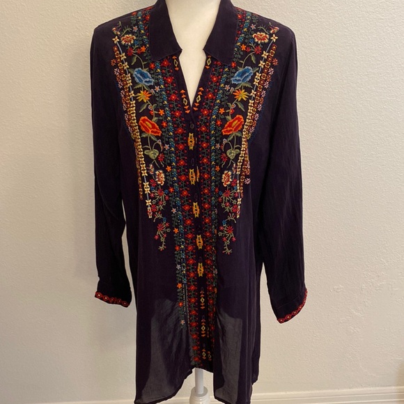 Johnny Was | Tops | Beautiful Johnny Was Tunic | Poshmark